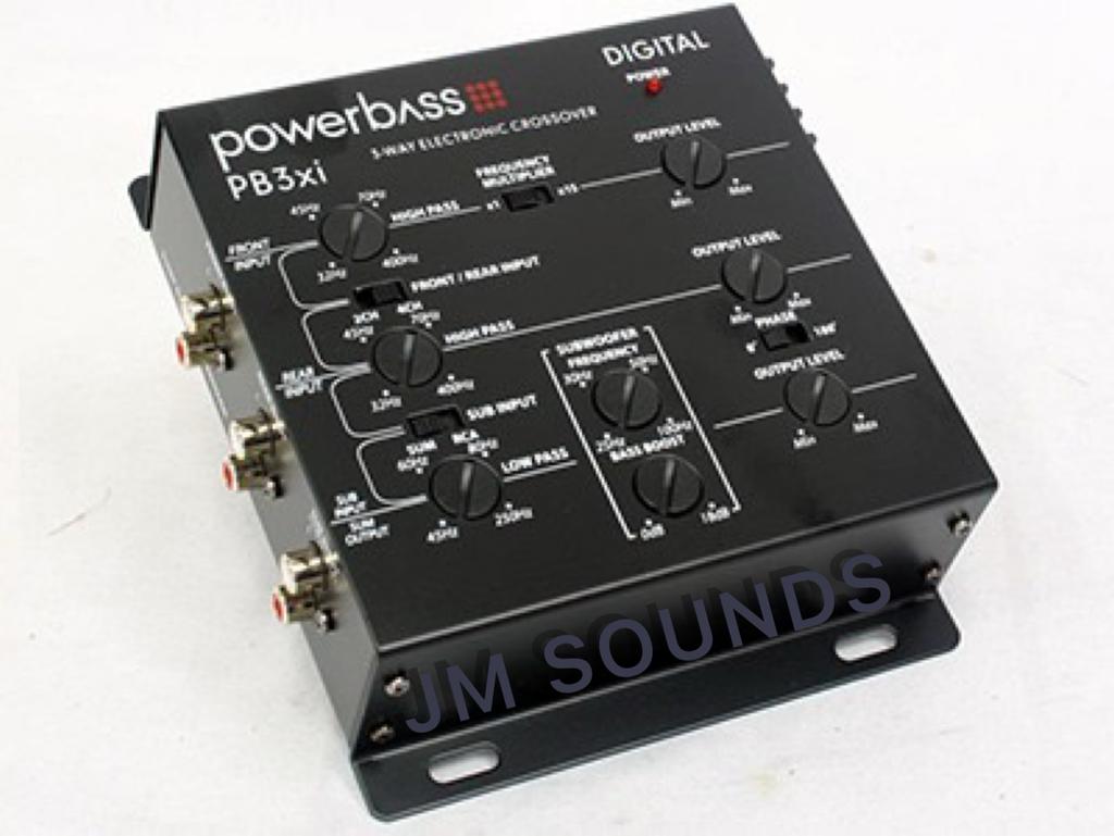Powerbass PB3XI 3-way electronic crossover