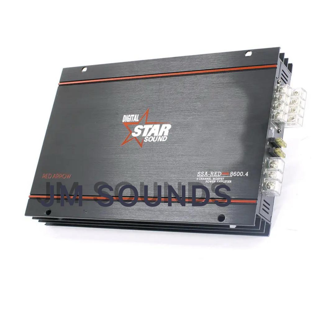 Starsound SSA-RED-8600.4 red arrow 4channel amplifier