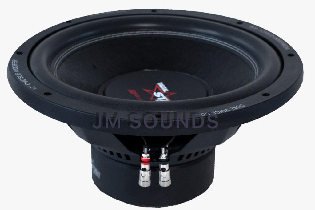 StarSound SS-12RED-6000WD4 Red Arrow 12″ DVC Subwoofer - Star Sound ...