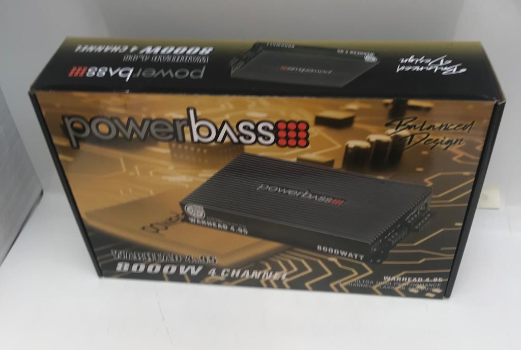 POWERBASS WARHEAD 4.95 8000w 4channel amplifier