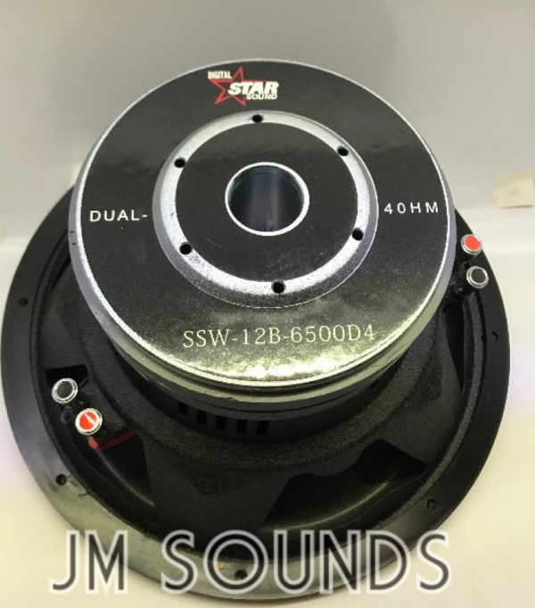 Starsound SSW-12B-6500D4 12” Subwoofer