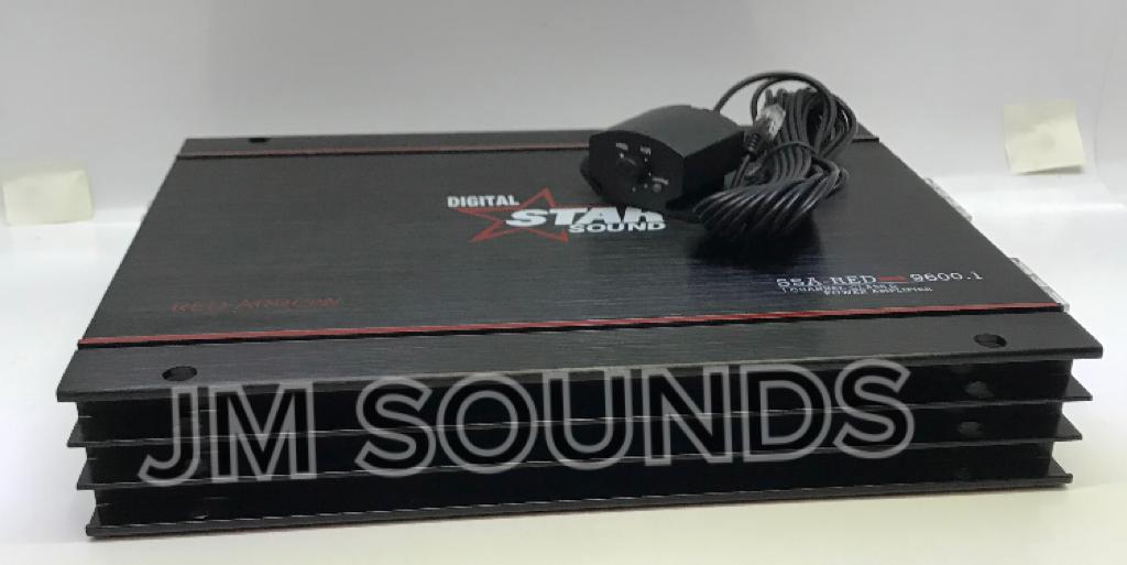 Starsound SSA-Red-9600.1 Red Arrow 9600W Monoblock Amplifier ...